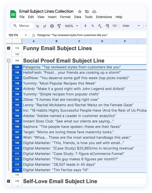 The Largest Collection of Marketing Email Subject Lines [2024]